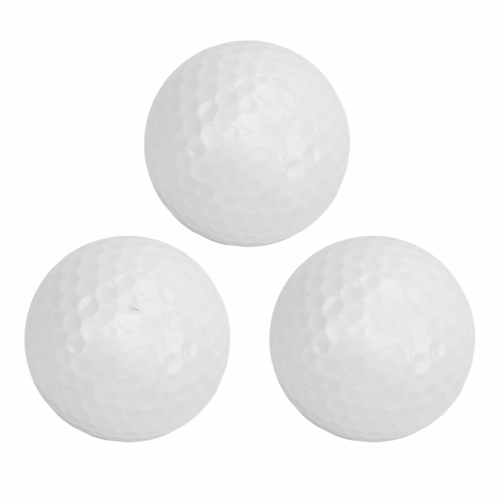 3 упаковки двухслойных тренировочных мячей для гольфа, мячи для соревнований по спортивным тренировкам на открытом воздухе для игр в гольф