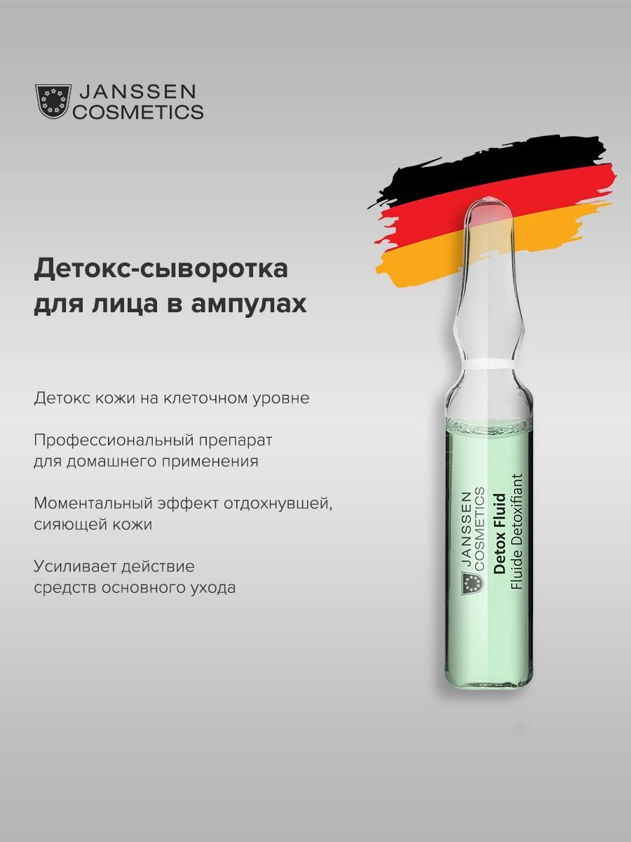 Сыворотка для лица Janssen Cosmetics детокс в ампулах 1х2 мл