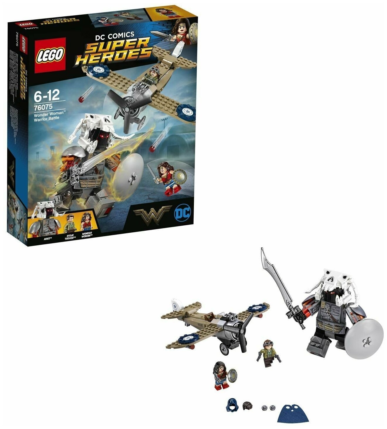 Конструктор LEGO Super Heroes Битва Чудо-женщины (76075) (LEGO)