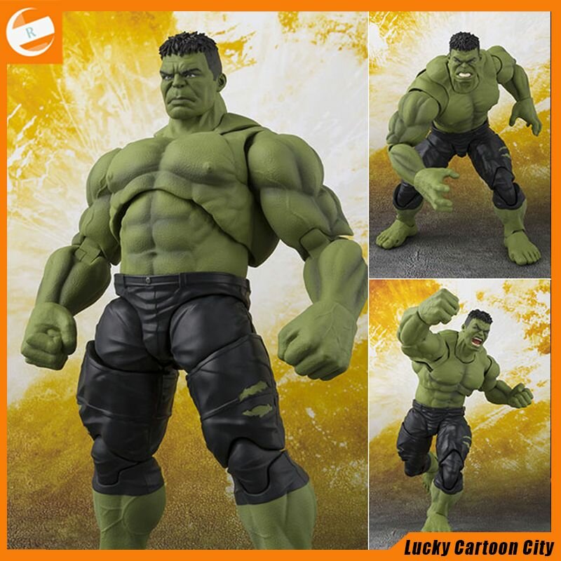 Мстители 3: Война бесконечности Халк подвижная фигурка/S. H. Figuarts Avengers 3: Infinity War Hulk 21CM