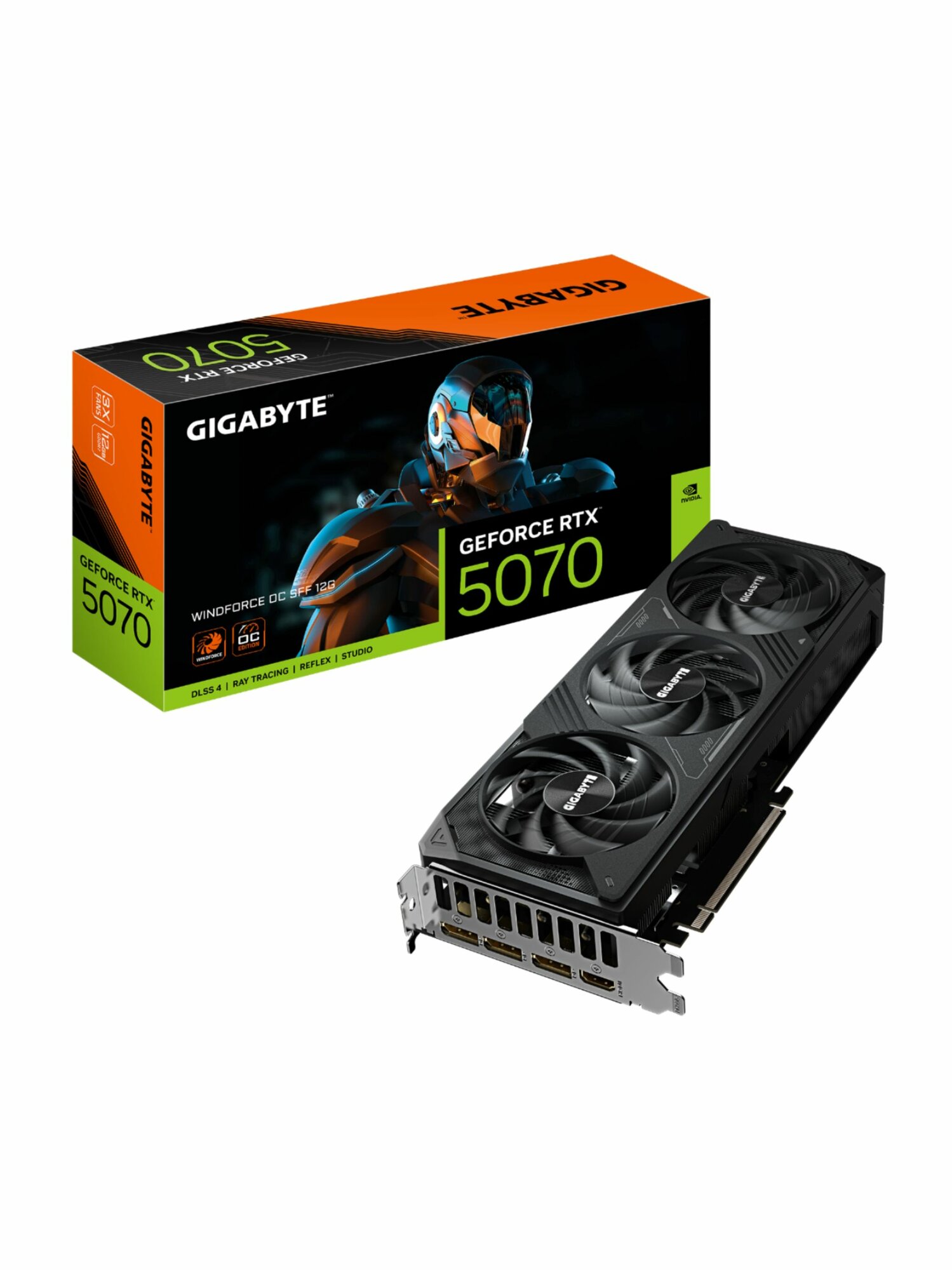 Видеокарта Gigabyte GeForce RTX 5070 Windforce OC SFF 12G