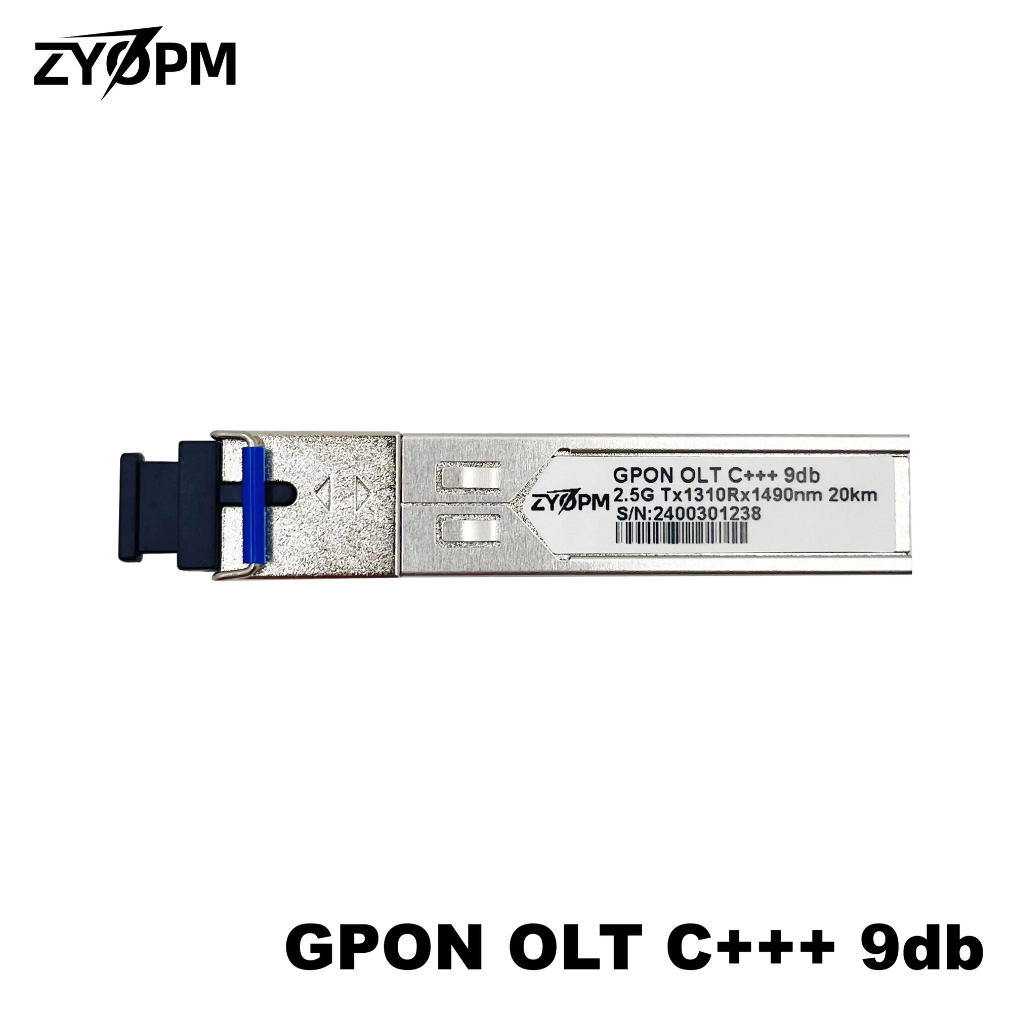 GPON OLT C+++, высокая мощность 8/9/10 дБм, порт SC, 2,5G/1,25G 1490TX/1310RX, модуль PON, DDM, для ZTE FIBERHOME BDCOM HIOSO TPLINK и многое другое 1pcs 9dbm