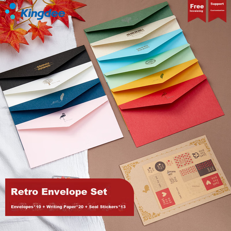 Kingdee Qixi День Святого Валентина Розовое письмо Писательная бумага 20 листов Высококачественное любовное письмо INS