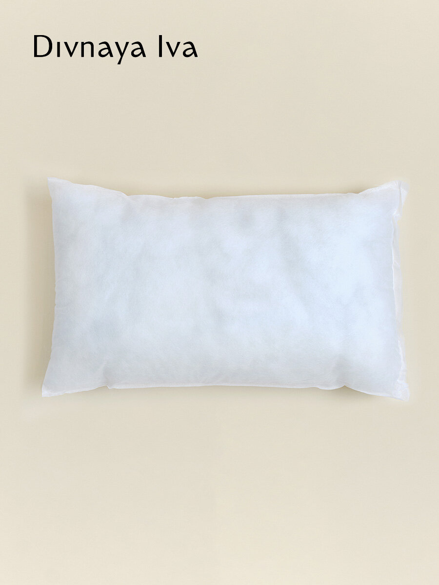 Подушка для декоративной наволочки, внутренняя подушка, размер 30*50, Divnaya Iva