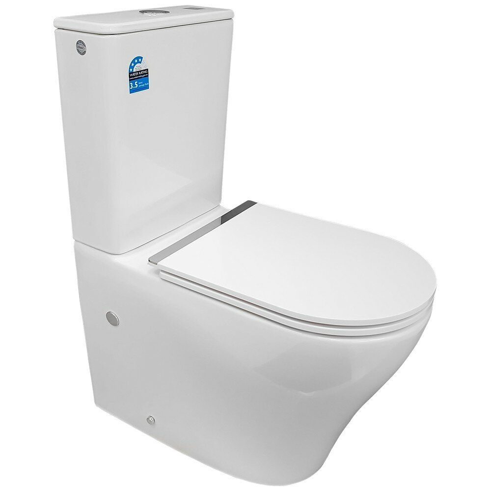 Унитаз Bloomix Barron 3.0 AD3091T/UF3cr безободковый торнадо