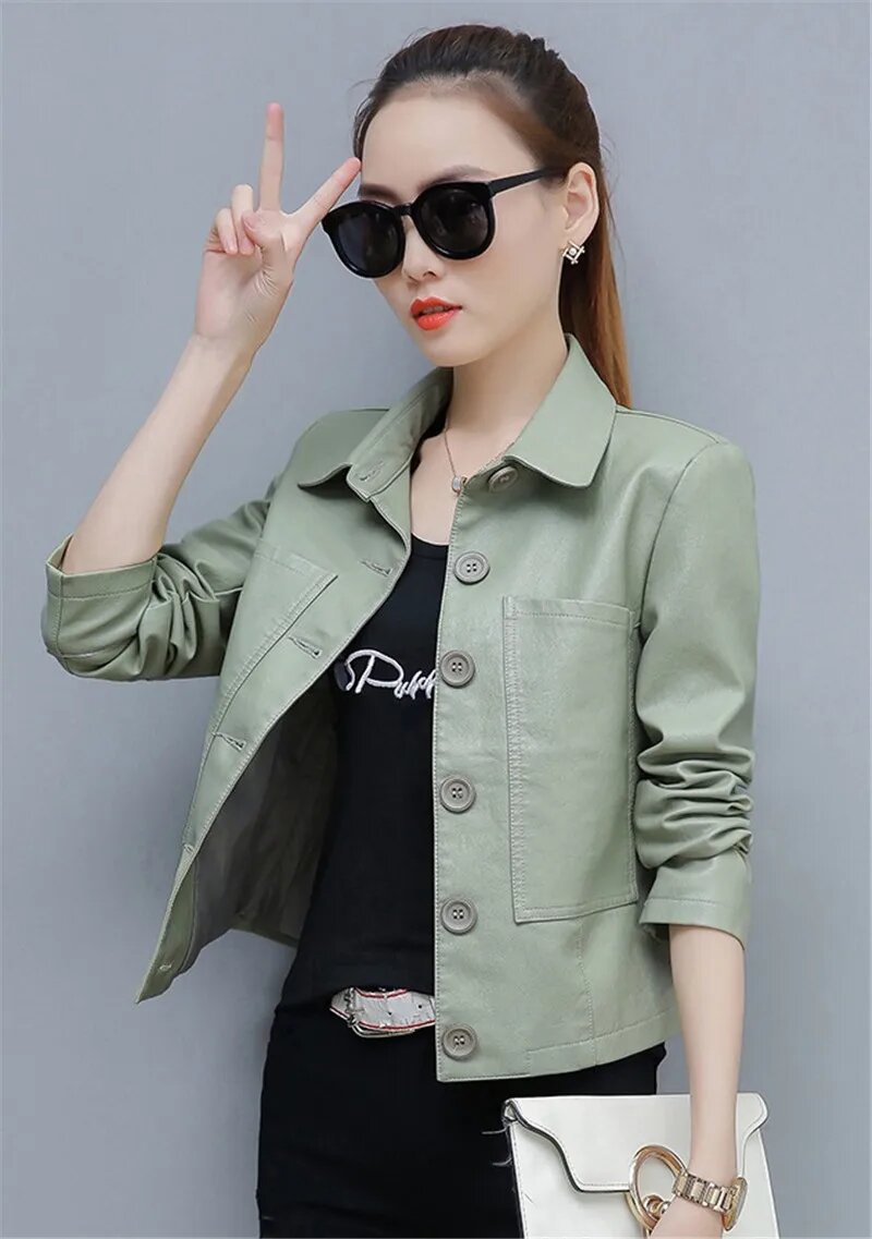 Куртка кожаная