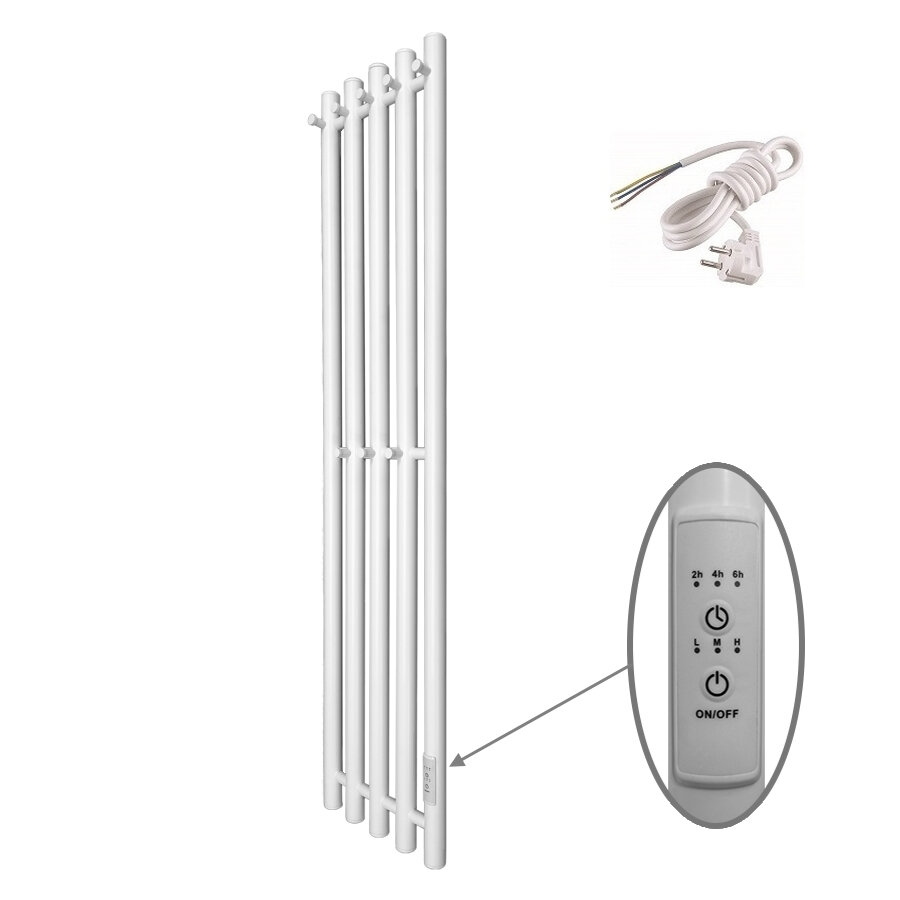 Электрический полотенцесушитель Маргроид 120х27 Inaro-12024-1049-9016R матовый