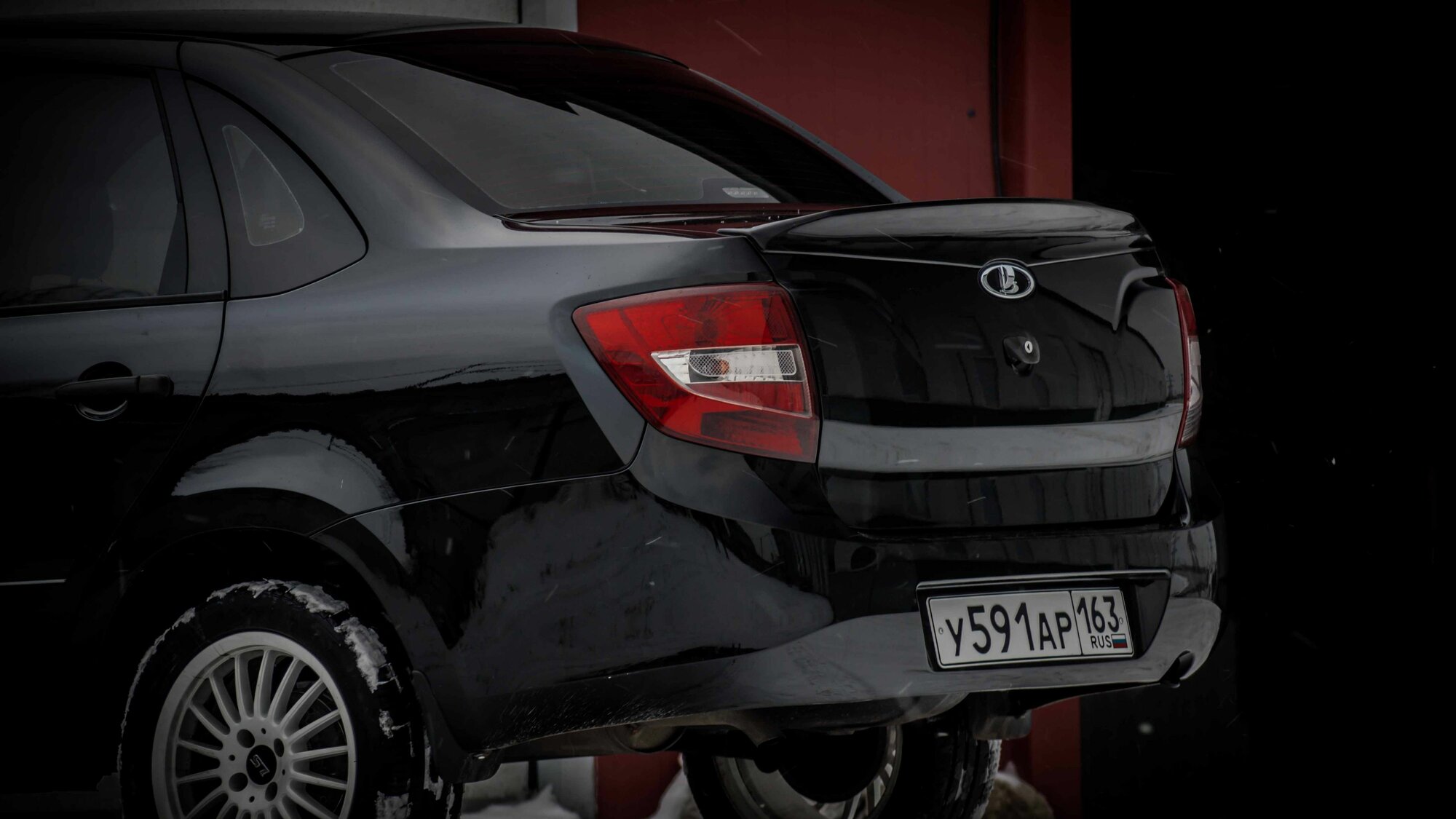 Спойлер Lada Granta (седан) GS1, некрашеный