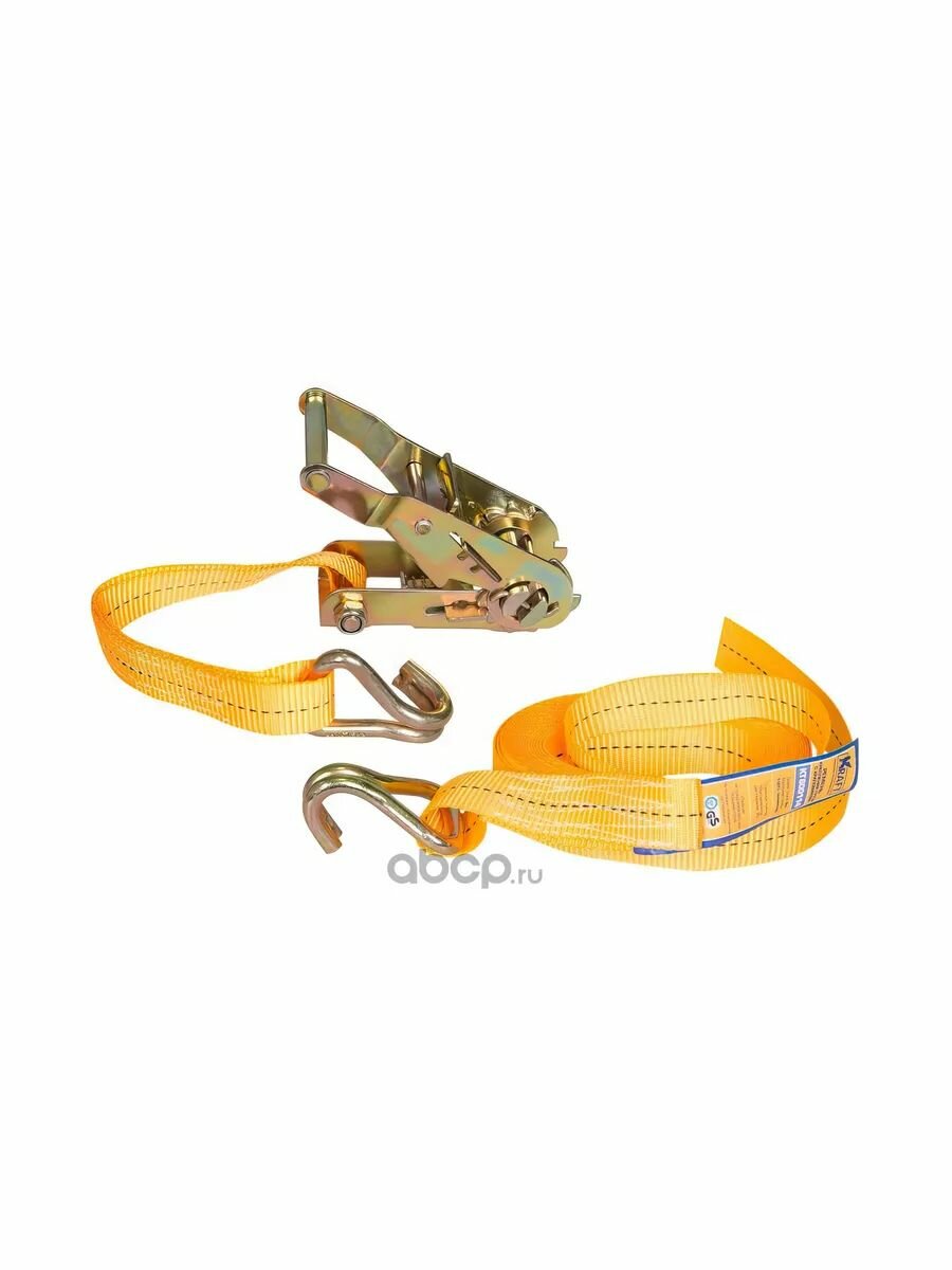 Ремень крепления груза с храповиком 6 м 1 т KRAFT KT800114