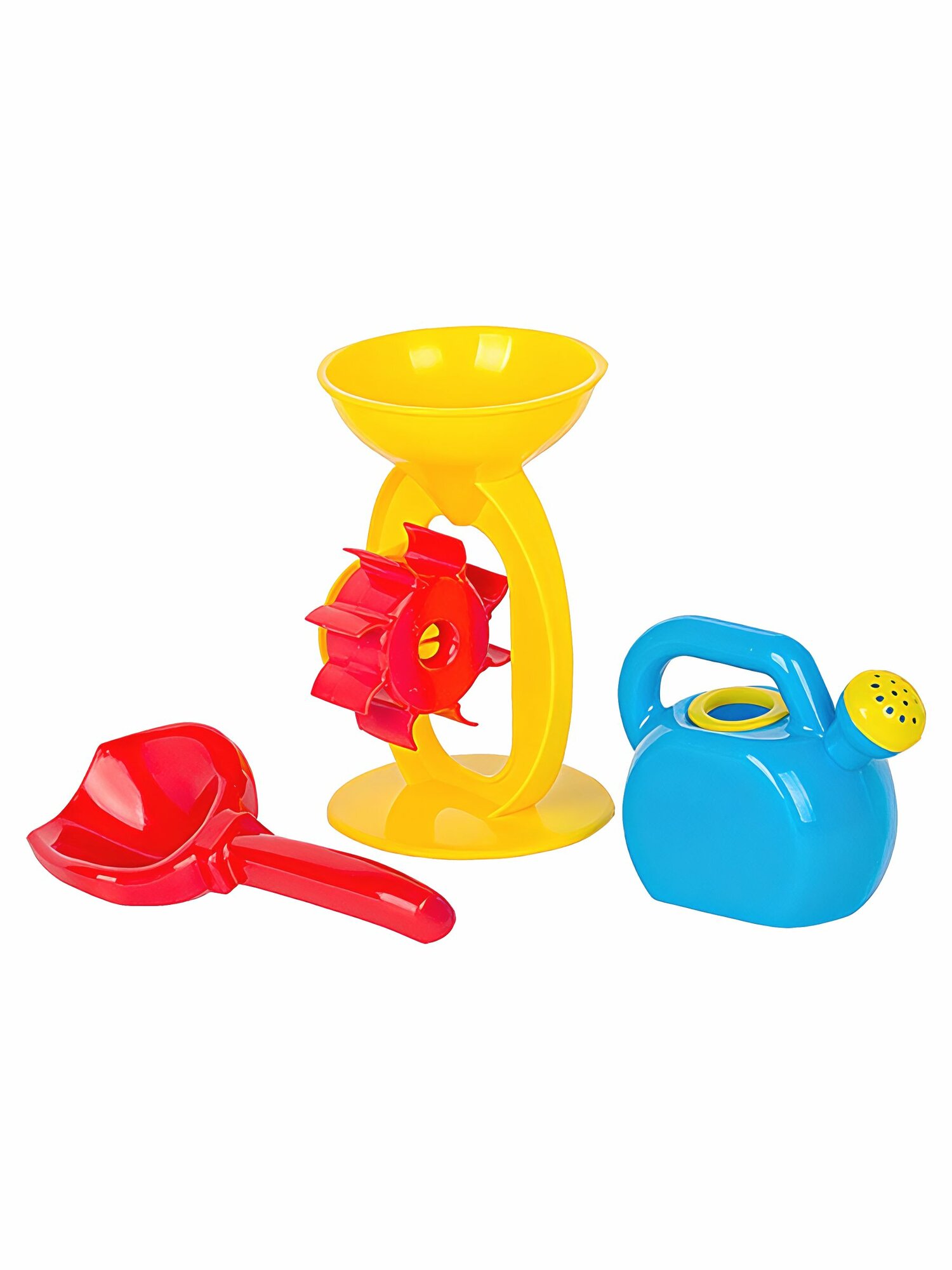 Детский песочный набор для игры в песочнице и на пляже, развивающие игрушки для малышей, в комплекте: мельница, лейка и совок