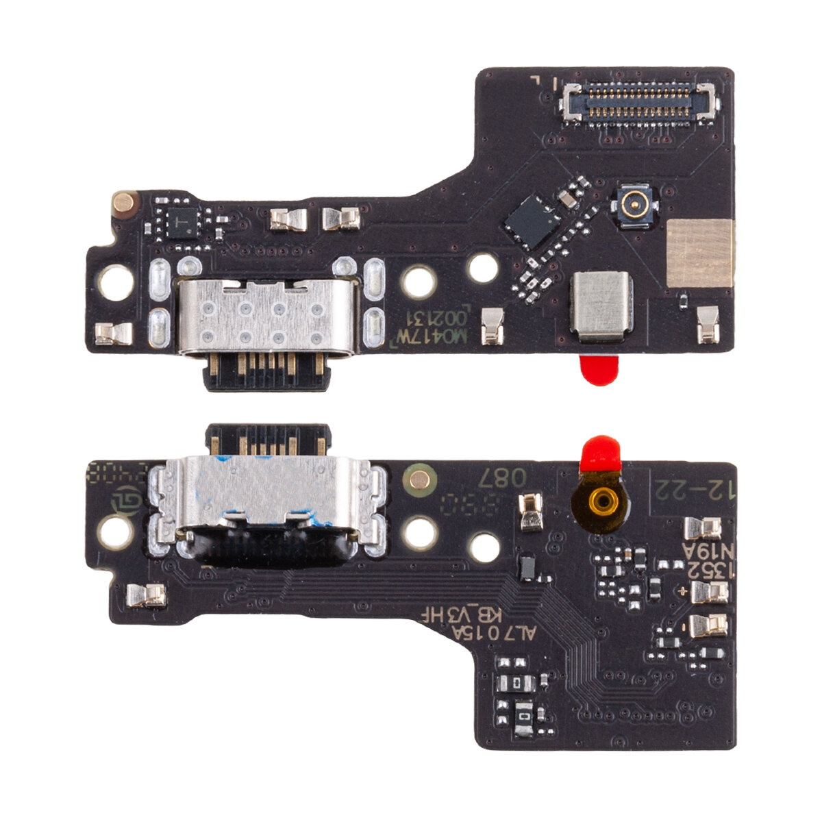 Шлейф для Xiaomi Poco M6 4G/Redmi 13 4G плата системный разъем/микрофон