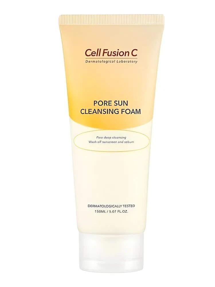 Пенка для лица Cell Fusion C, очищающая, солнцезащитная, 150мл