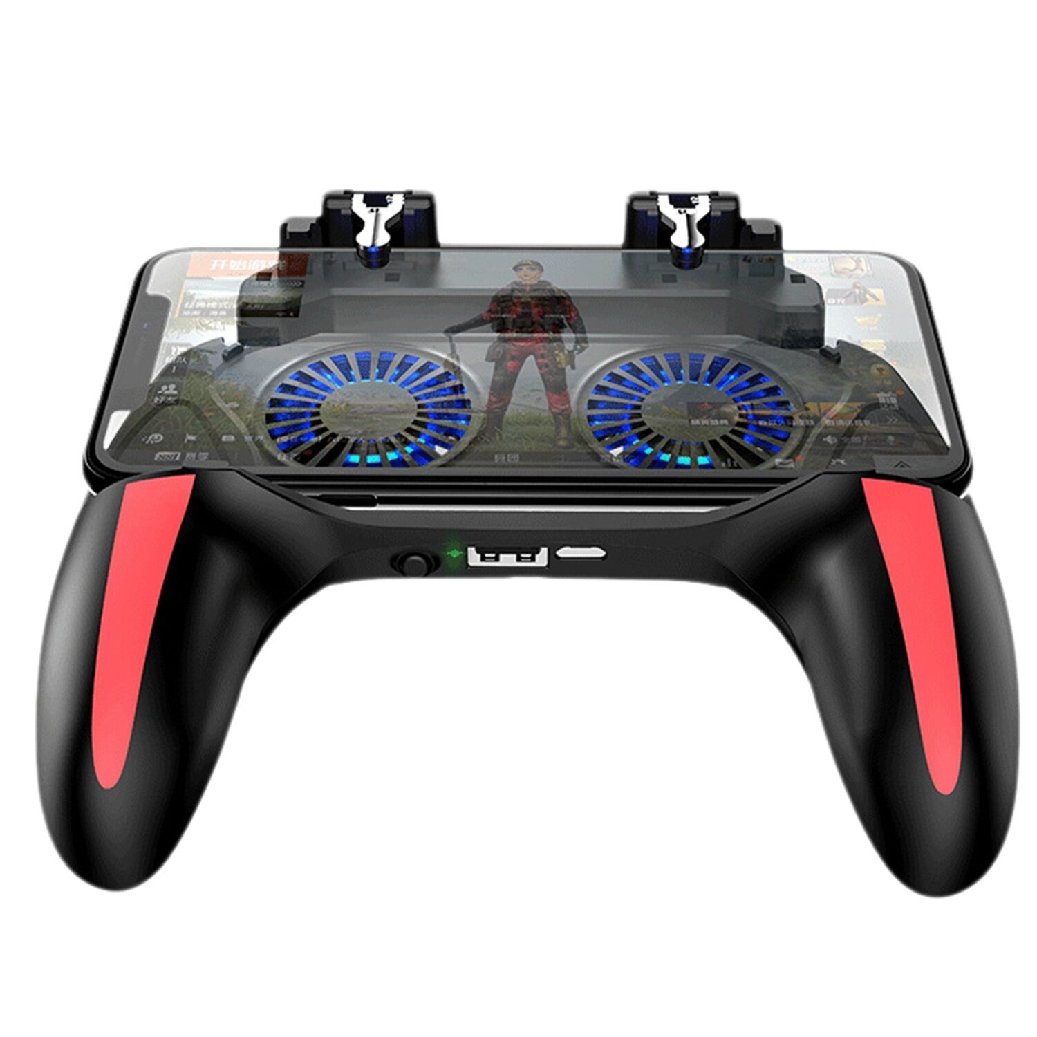 Геймпад для мобильного телефона с двойным вентилятором охлаждения