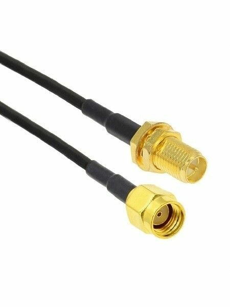 Кабельная сборка 5D-FB с разъемами RP-SMA-male - RP-SMA-female, 1 метр