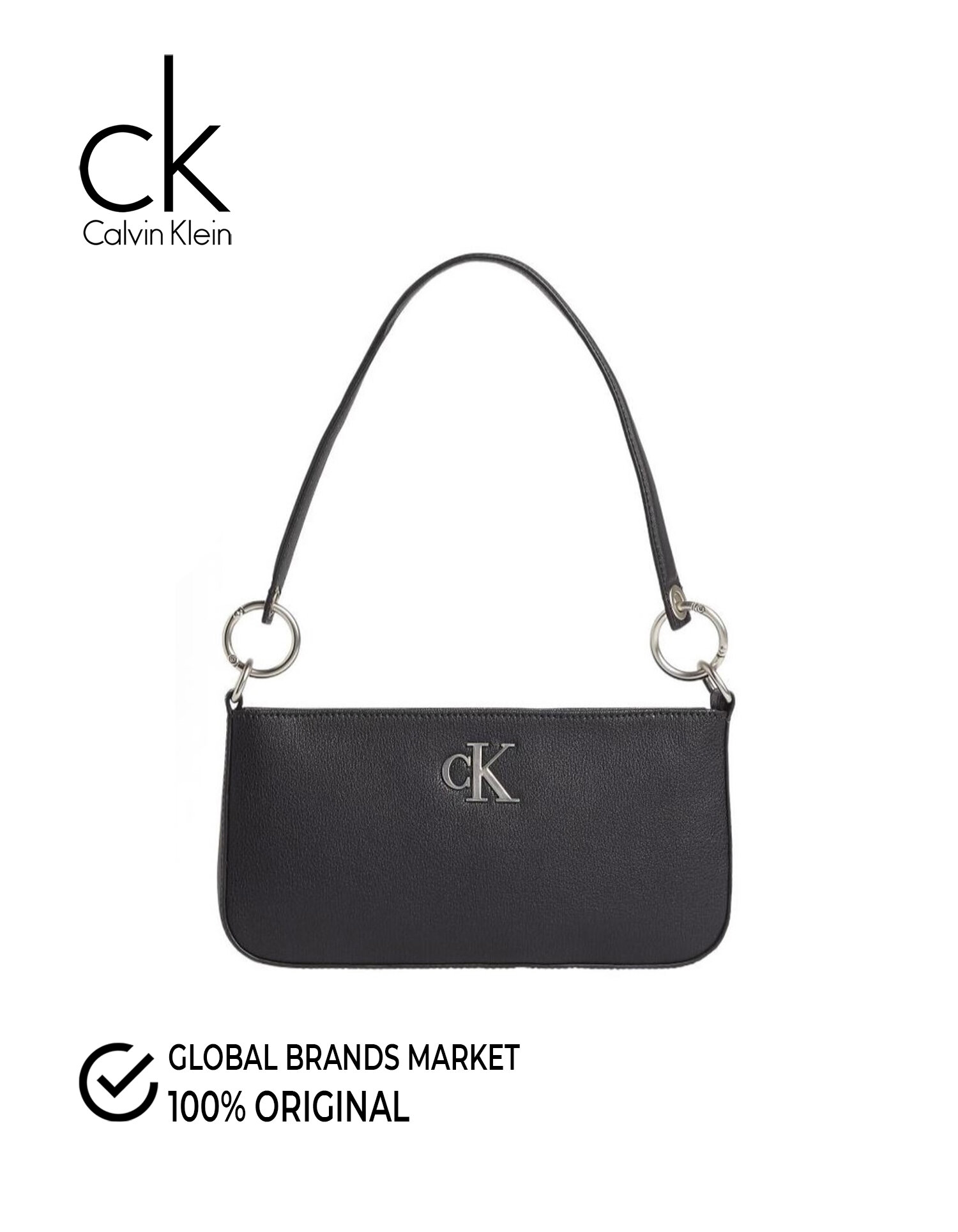 Сумка кросс-боди CALVIN KLEIN Blended Material Shoulder Bag Women's Black UB1-Space Black DH3237001