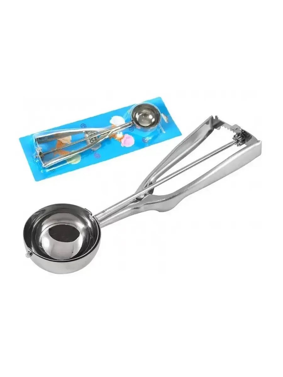 Удобная ложка для мороженого с эргономичной ручкой