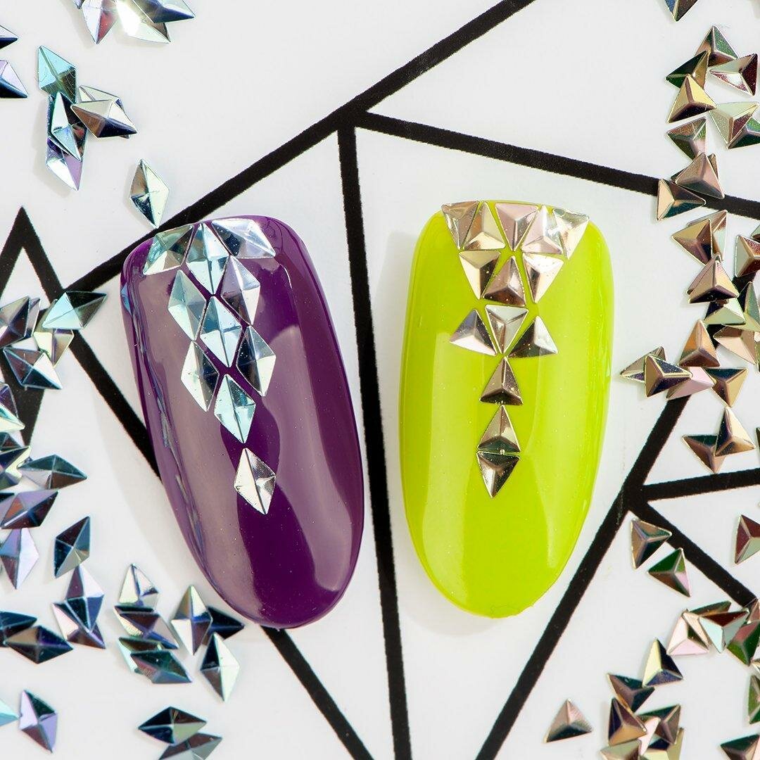 Zoo Nail Art 1271 Чешуя дракона 3D треугольники 3 мм