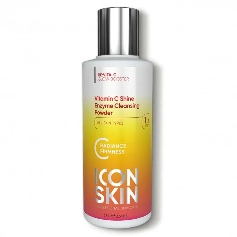 Icon Skin Энзимная пилинг-пудра для умывания с вит С для сияния кожи за тусклой кожей 75 г 1 шт
