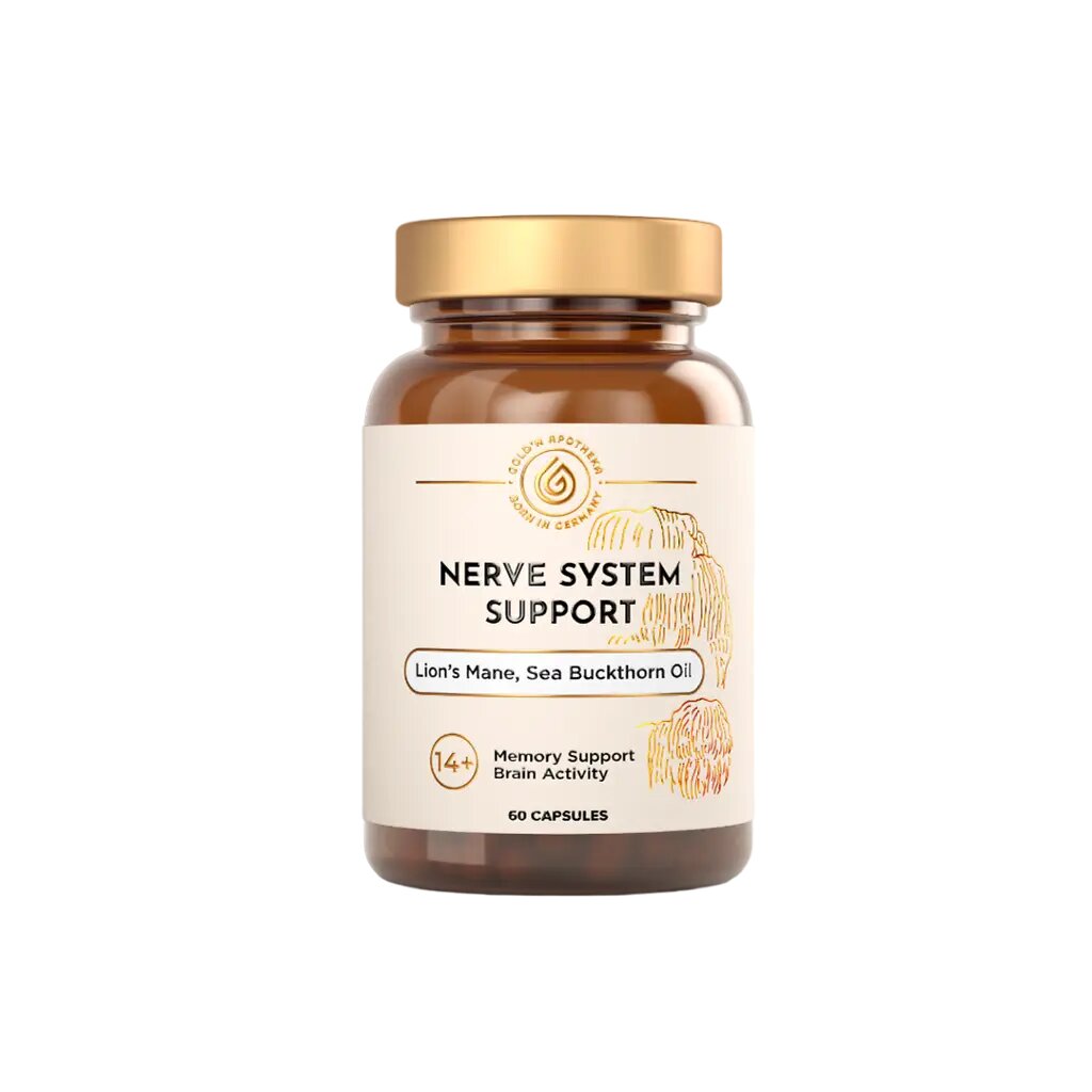 Gold'n Apotheka Nerve System Support/Голд`н Апотека Нерв Систем Саппорт капсулы массой 0,3 г 60 шт