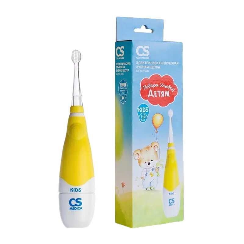 Зубная щетка электрическая звуковая CS Medica CS-561 Kids 1 шт
