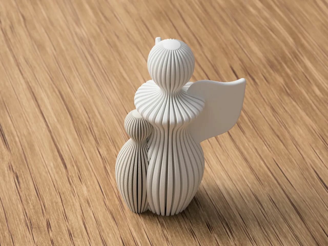 Статуэтка ангел хранитель с ребенком