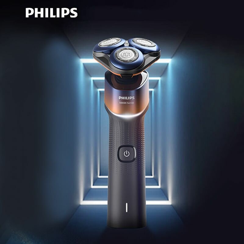 Новая электрическая бритва Philips X5005 . лезвие из нержавеющей стали Сухое и влажное бритье. Водонепроницаемость