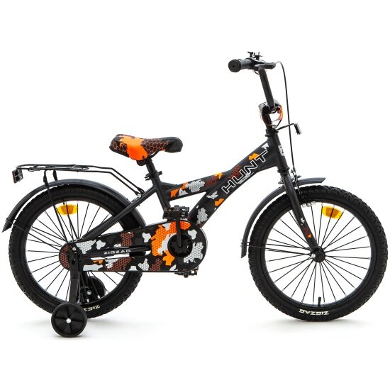 Детский велосипед Zigzag 18" HUNT Хаки оранжевый