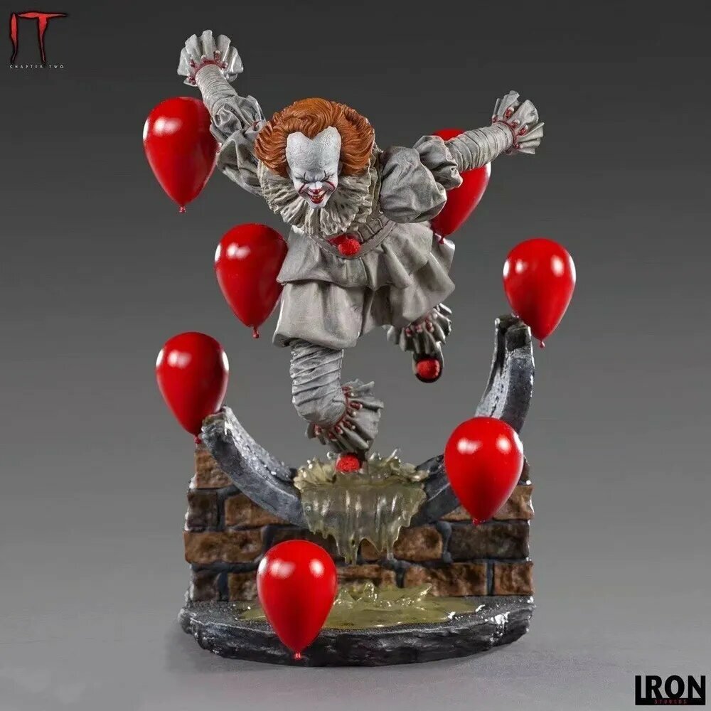 Коллекционная фигурка аниматроник клоун Пеннивайз из фильма Оно(коробке28cm)