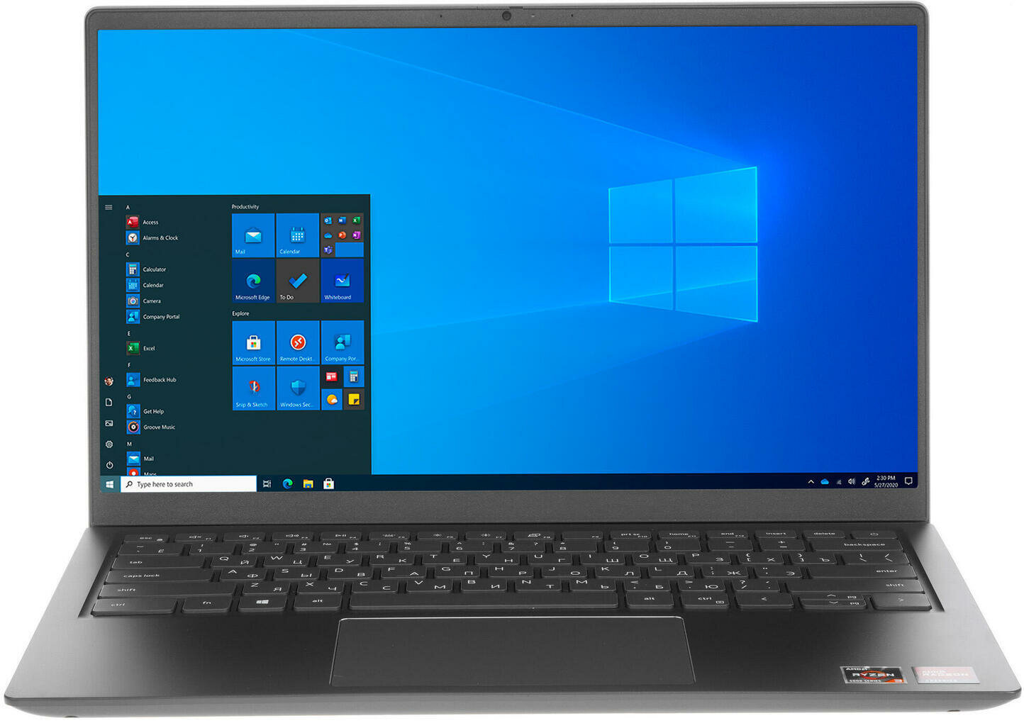 14" Ноутбук Dell Vostro 5415 (5415-4725) серый - 1920x1080, WVA, AMD Ryzen 3 5300U, ядра: 4 x 2,6 ГГц, 8 ГБ, SSD 512 ГБ, AMD Radeon Graphics, Windows 11 Home