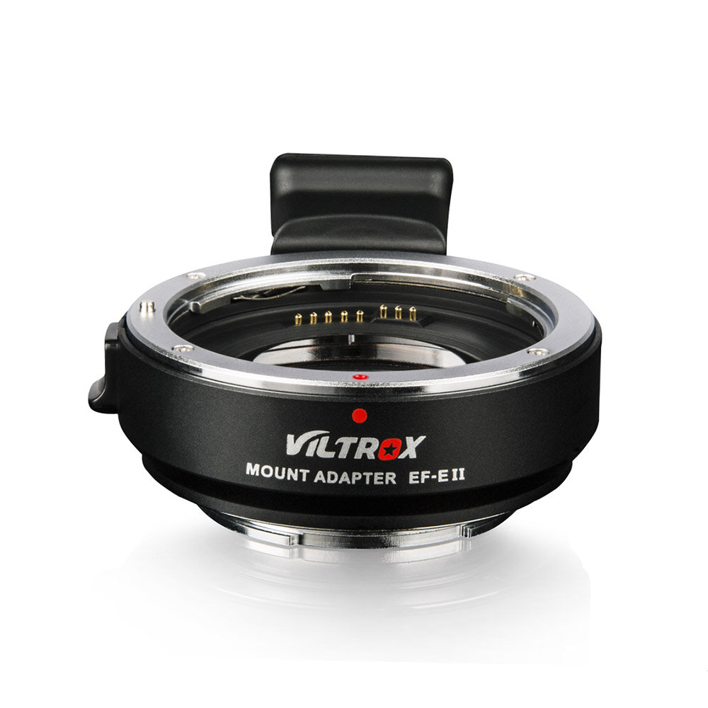 Адаптер Viltrox EF-E II для объектива Canon EF на камеру Sony E-mount с автофокусом, кратность 0.71x и USB-обновление