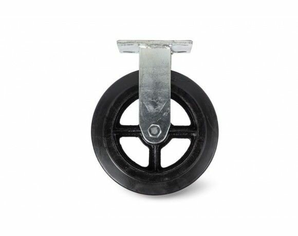 Колесо большегр. чугун FCD 63 150 мм (неповоротное, пл, ч/рез, роликоподшипник)