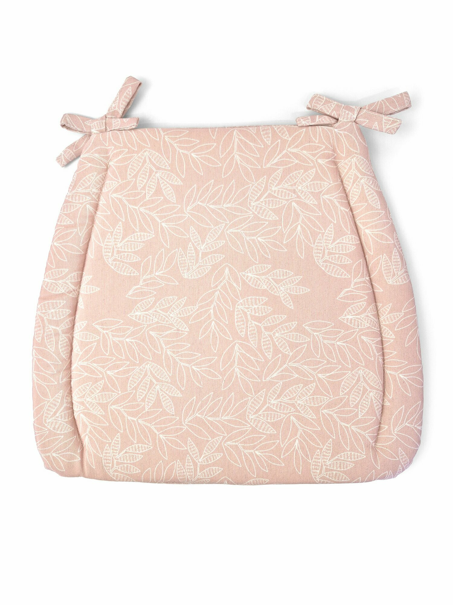 Фигурная трапециевидная подушка на стул с завязками, подстилка для стула 40см, Гранд Стиль