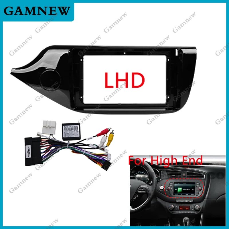 Адаптер лицевой панели автомобиля для Kia Ceed 2012-2018 Android Radio Dash Fitting Panel Kit