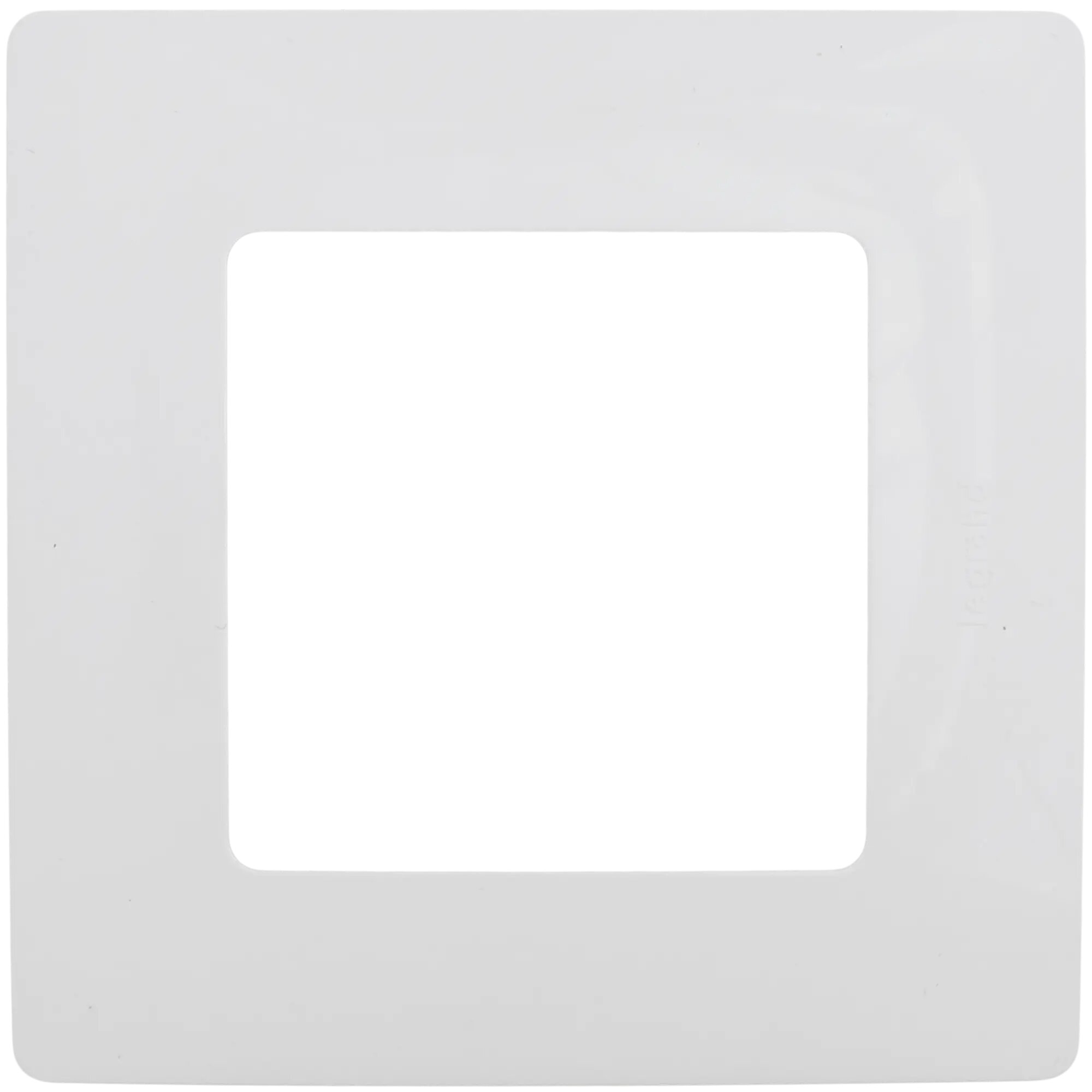 Legrand Etika 1 пост рамка для розеток и выключателей белый цвет эстетичный корпус