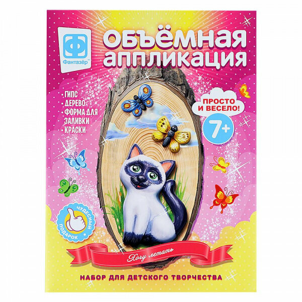 Объемная аппликация «Хочу летать», Фантазер