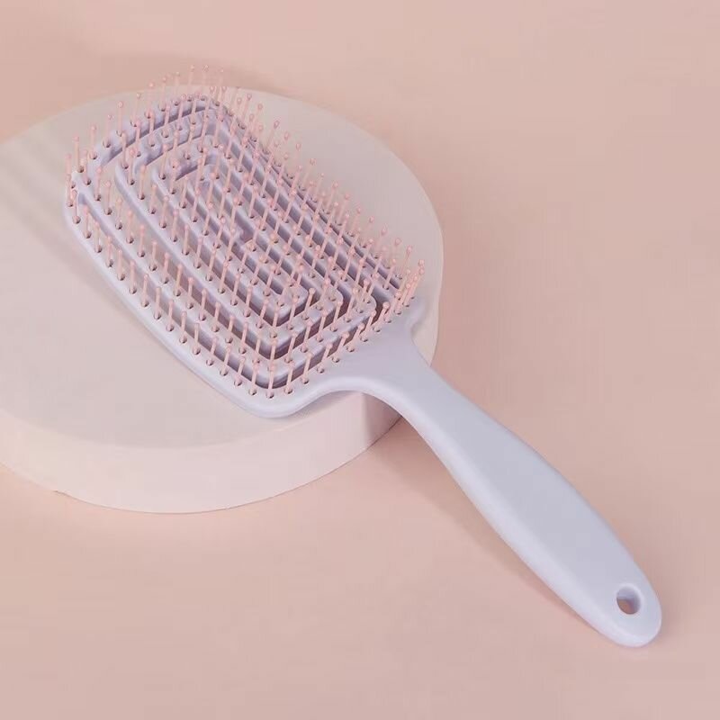 Расческа для волос массажная, продувная расческа для укладки, щётка для распутывания мокрых, вьющихся и нарощенных волос