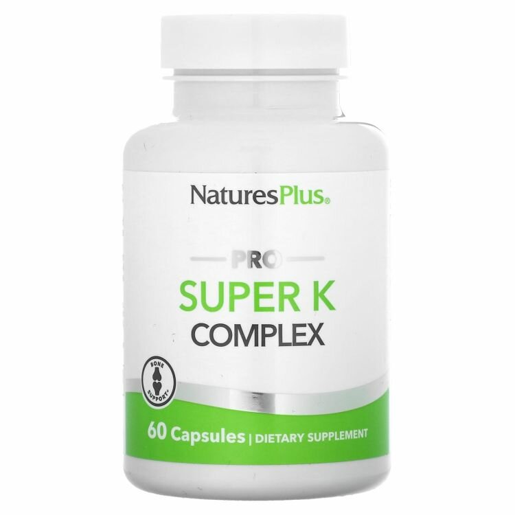 NaturesPlus Pro Super K Complex 60 капсул