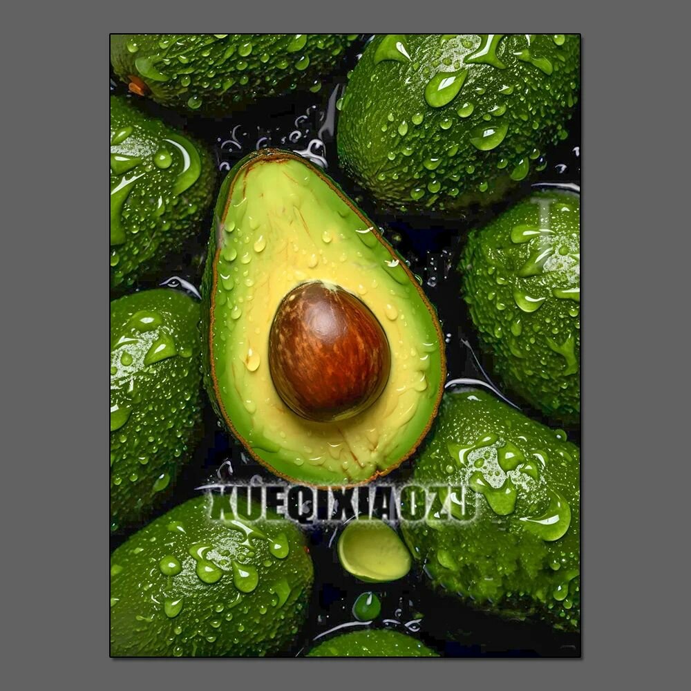 Алмазная картина "фрукты" алмазная огранка 40х50 см,40X50CM, белый