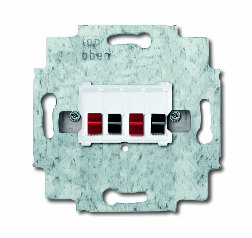 ABB BJE Мех Бел Аудиорозетка 2-ая (накладки 1766-хх и 2539-21х), 2CKA000230A0464