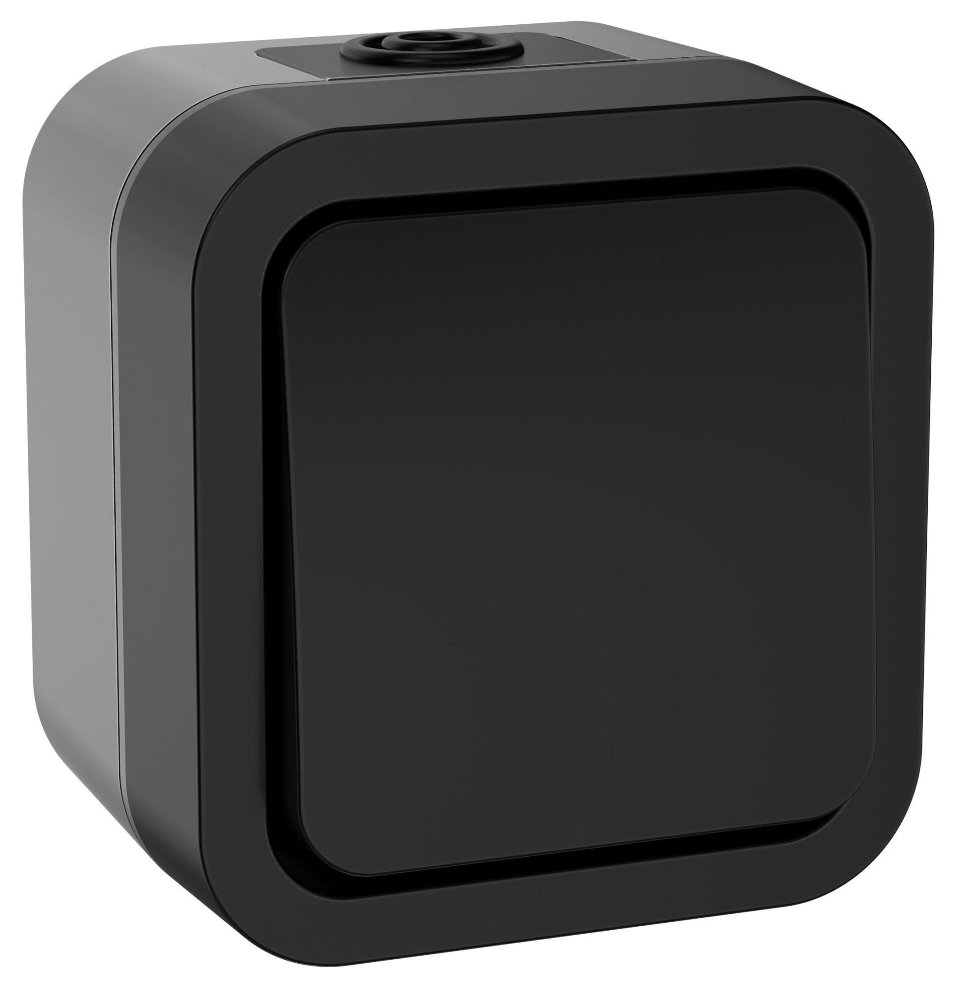 IEK TORS Выключатель кнопочный 10А IP55 TS110 графит, TS-V14-0-10-55-K53