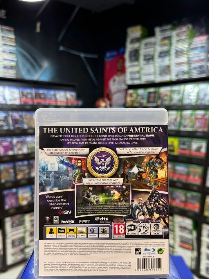 Игра Saints Row IV PS3 (Box) — фото 1