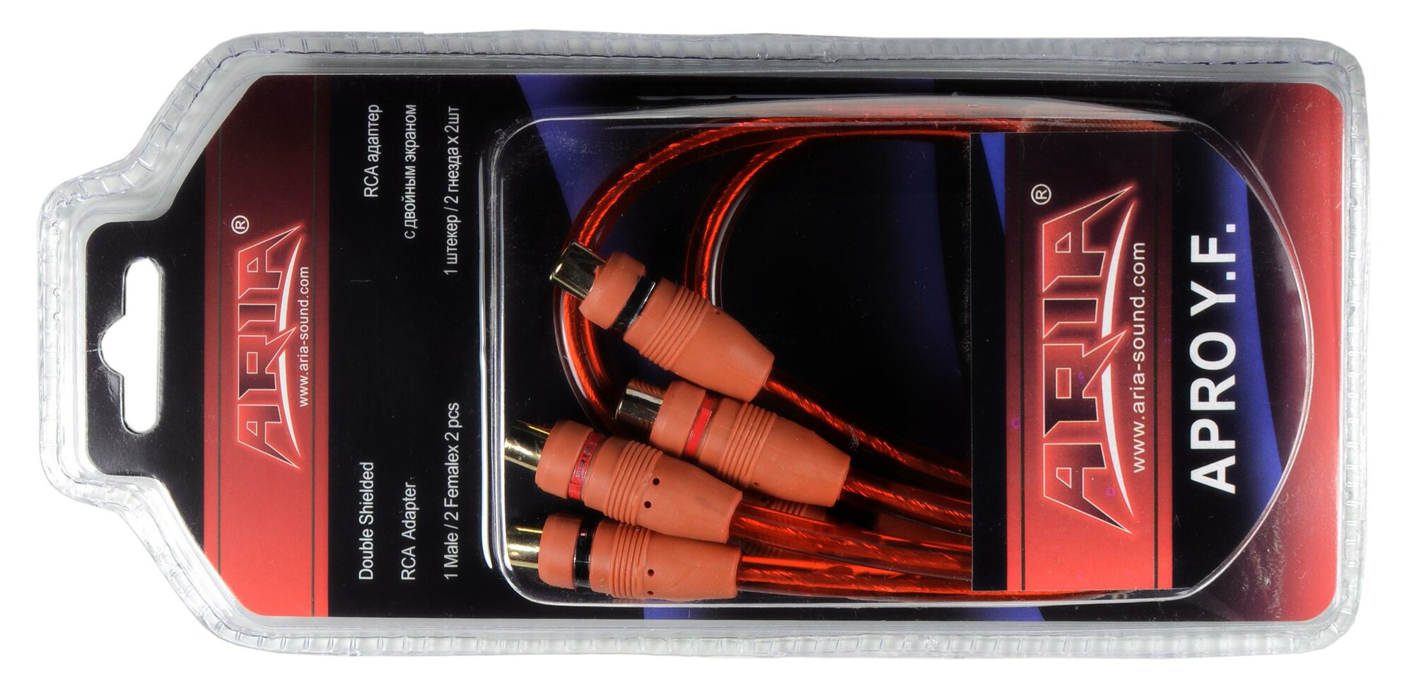 Y-коннектор (разветвитель) ARIA APRO Y.F 1 папа->2 мама (2 штуки)