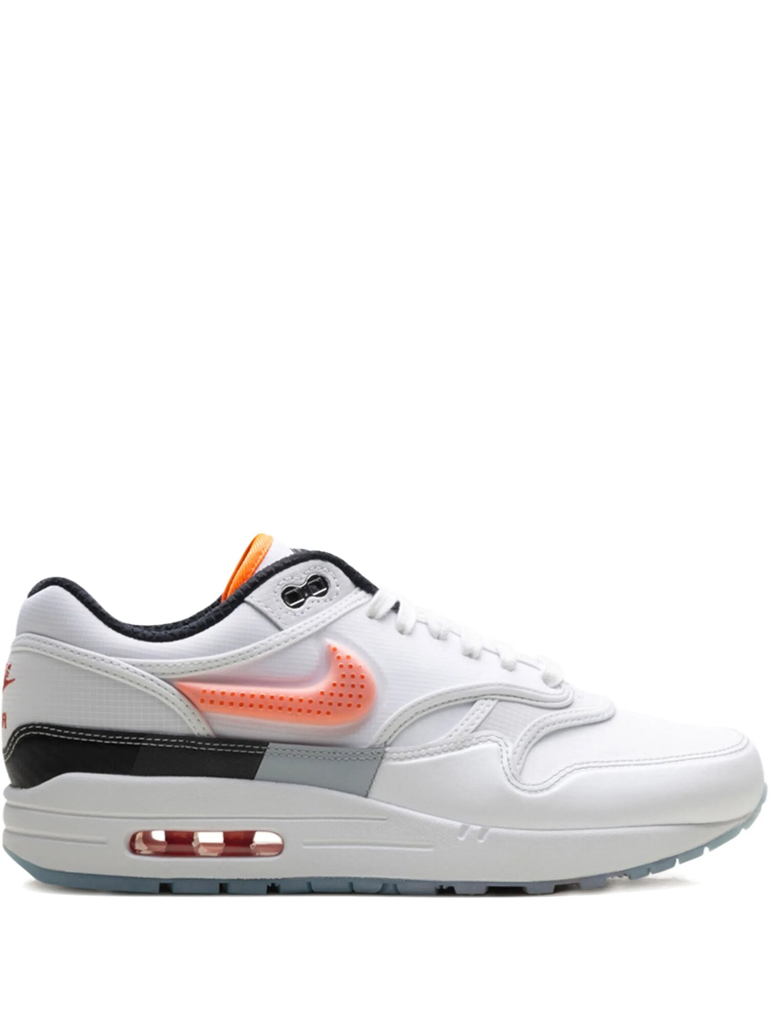 Кроссовки Air Max 1 White/Hyper Crimson/Black