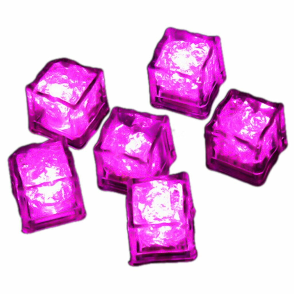 Набор из 12 светодиодных кубиков льда для напитков, светящийся поднос для льда для напитков, ювелирные украшения для вечеринок, Необходимая красочная барная посуда