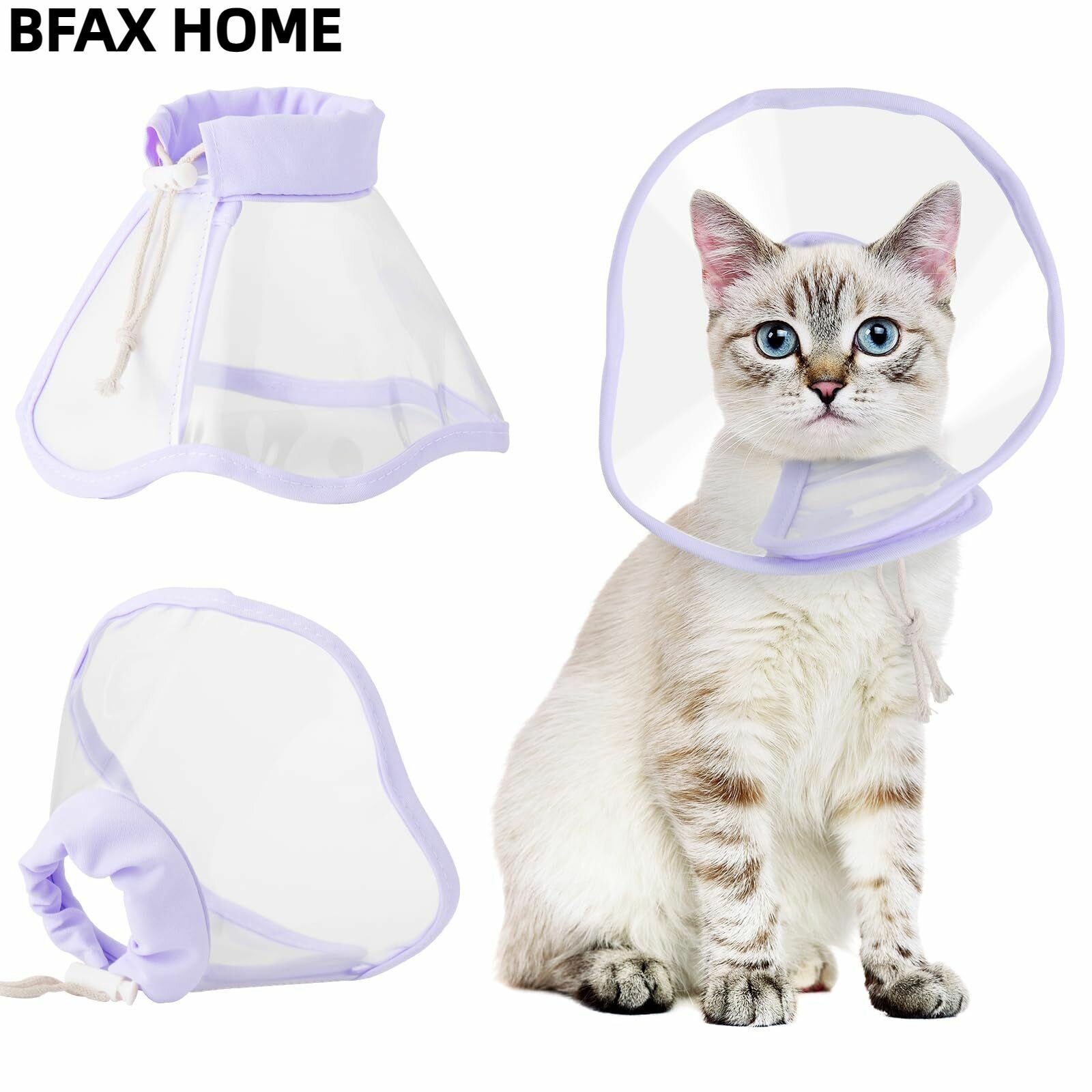 2024 Ветеринарный защитный воротник для кошек и собак / Мягкий защитный конусовидный воротник для животных/ Импортировано из Великобритании(диаметр, 18-23cm)