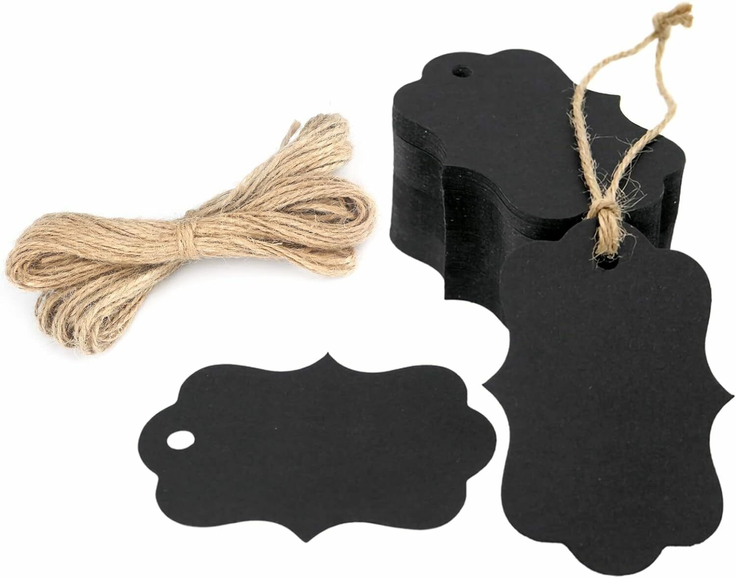 Этикетка, крафт-бумага, пеньковая веревка