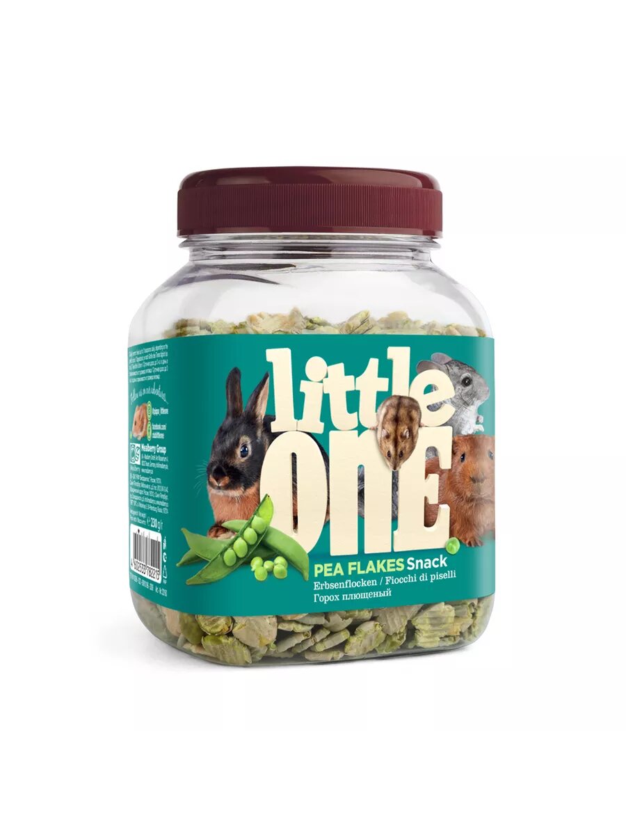 Плющеный горох. Лакомство для всех видов грызунов, 230 г