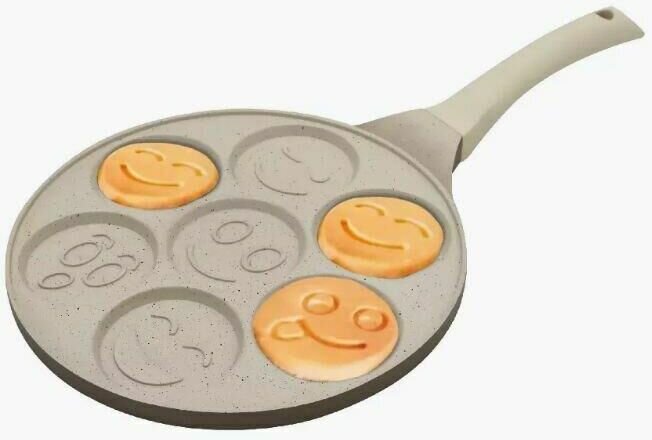 Сковорода для оладий KELLI KL-4735Кремовый