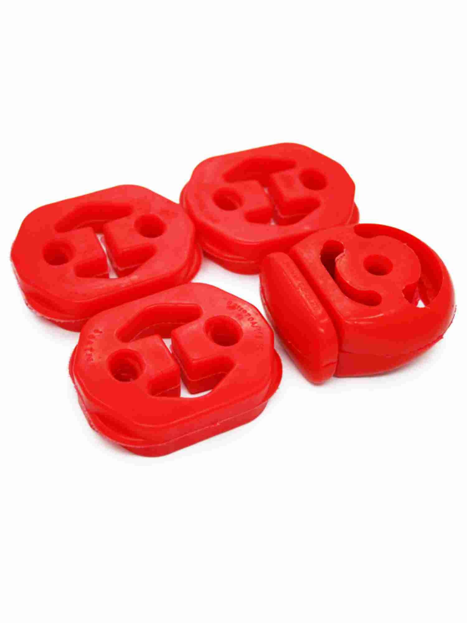 Крепление глушителя полиуретан для ВАЗ 2170-72 (4шт) красный (2170-1203073/21213-1203073) belais #18733