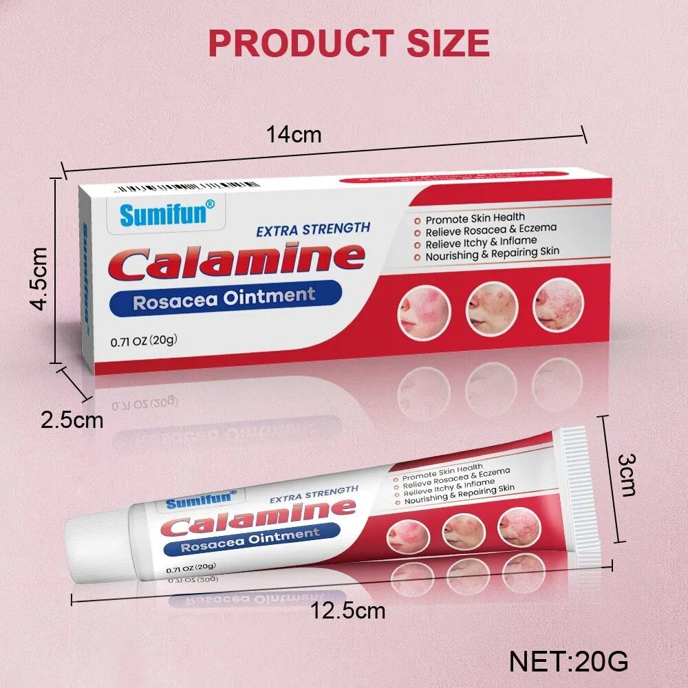 Крем от псориаза Sumifan Calamin Psoriasis Ointment Extra Strength 20гр, набор из 2х шт